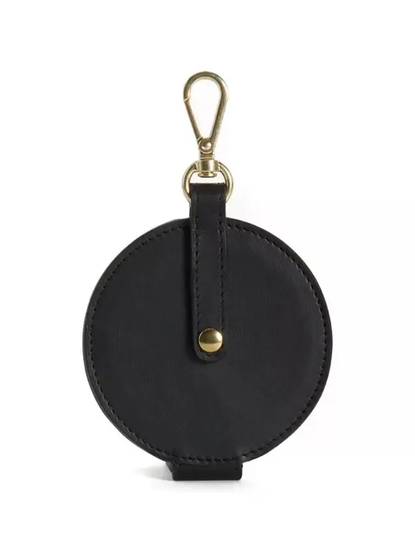Maison Kitsuné Circular Leather Mirror Keychain