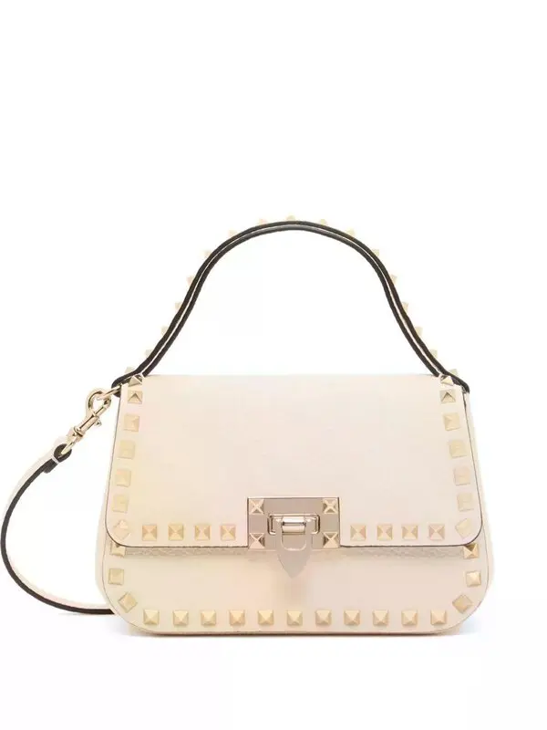 Valentino Garavani Rockstud Small Handbag - Neutrals