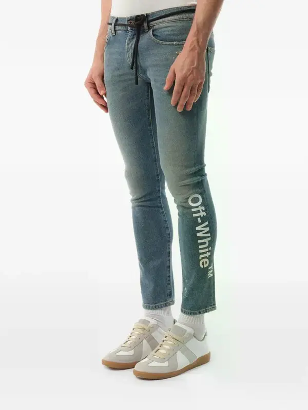 Off-White Skinny Fitted Jeans