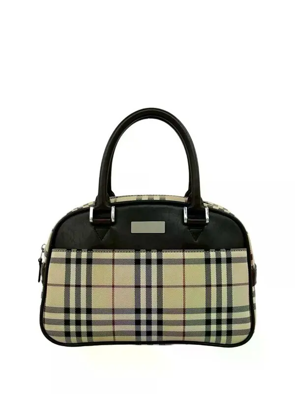 Burberry House Check Canvas Handbag
