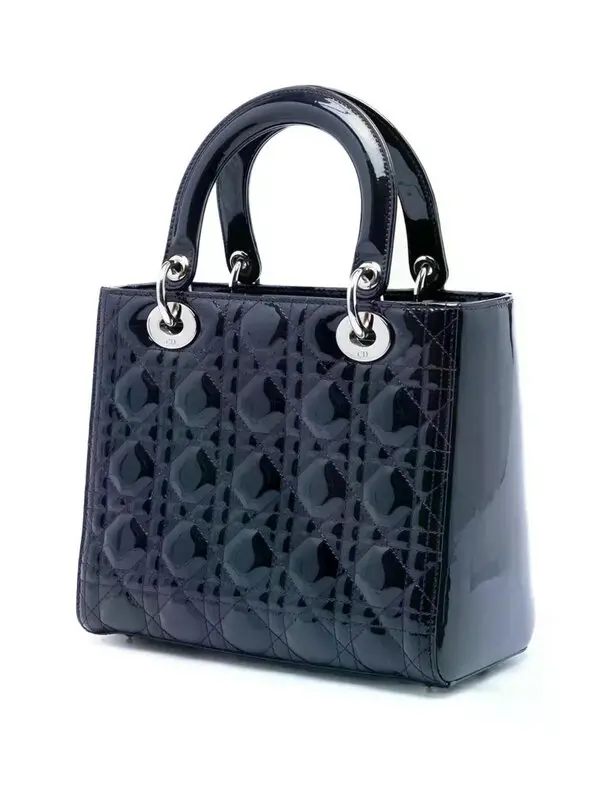 Dior Patent Cannage Lady Satchel