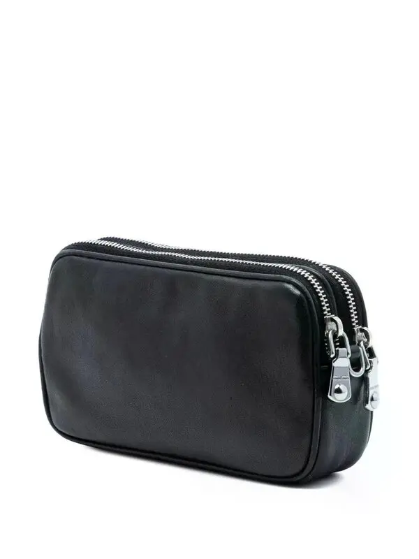 Miu Miu 2000-2025 Studded Leather Double Zip Crossbody Bag