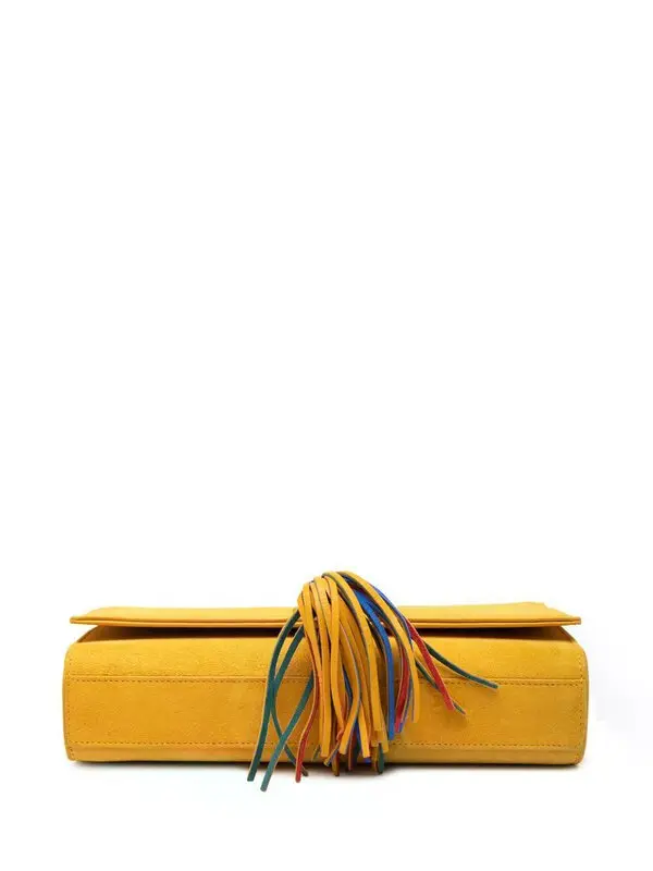 Saint Laurent Suede Monogram Kate Tassel Crossbody Bag
