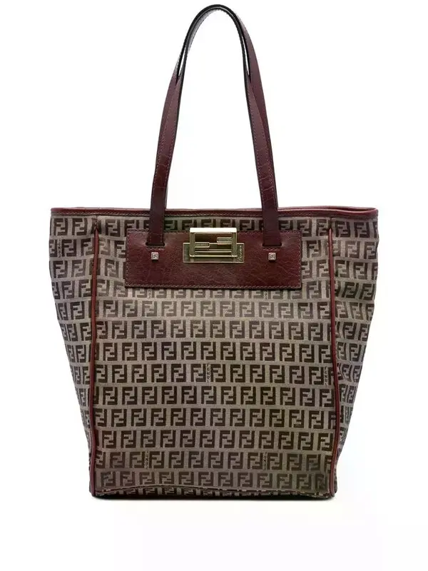 Fendi Zucchino Canvas Tote Bag