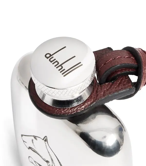 Dunhill Engraved Horse Mini Flask