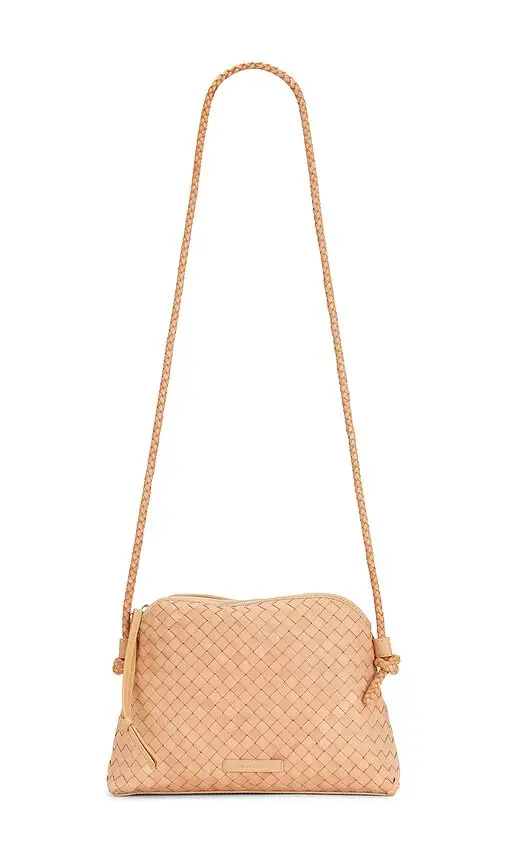 LOEFFLER RANDALL Mallory Woven Crossbody Bag - Tan