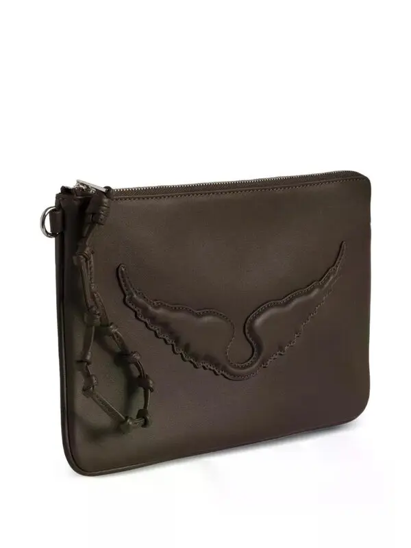 Zadig&Voltaire Angel Clutch Bag - Brown