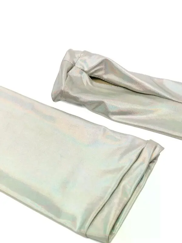 MITILIANE COUTURE Metallic Fingerless Gloves