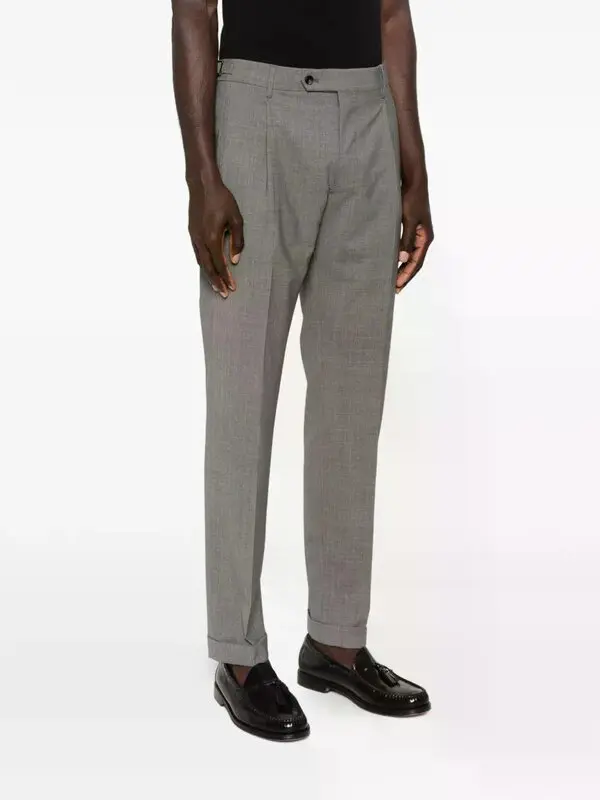 BERWICH Pleated Side-adjuster Trousers