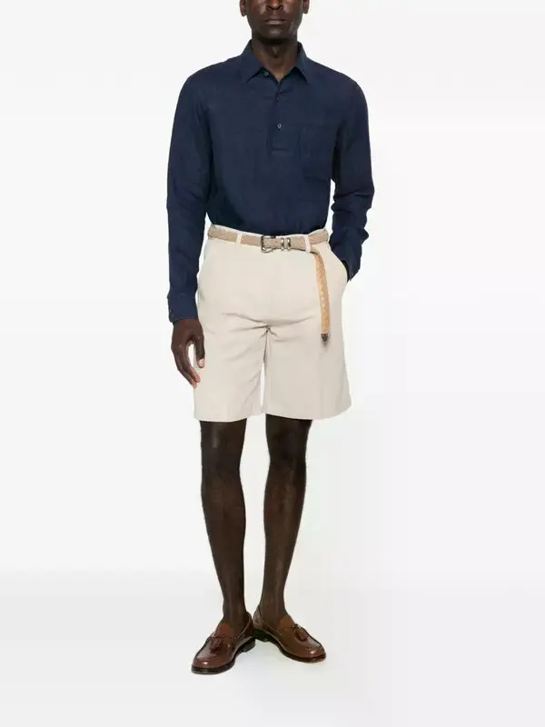 ALPHATAURI Braided Belt With Pleated Shorts