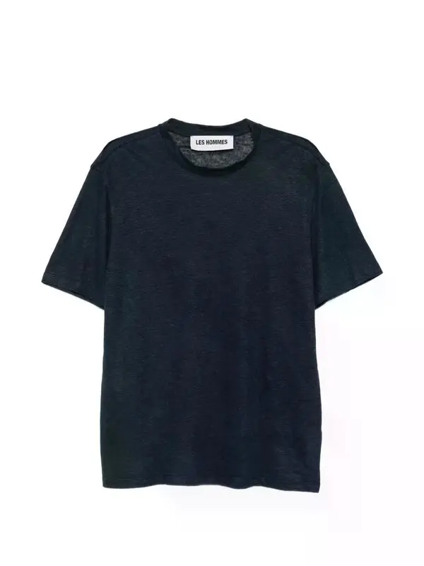 LES HOMMES Linen T-shirt