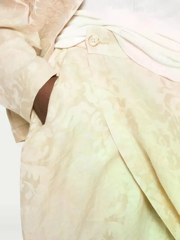 UMA WANG Asymmetric Midi Skirt - Neutrals