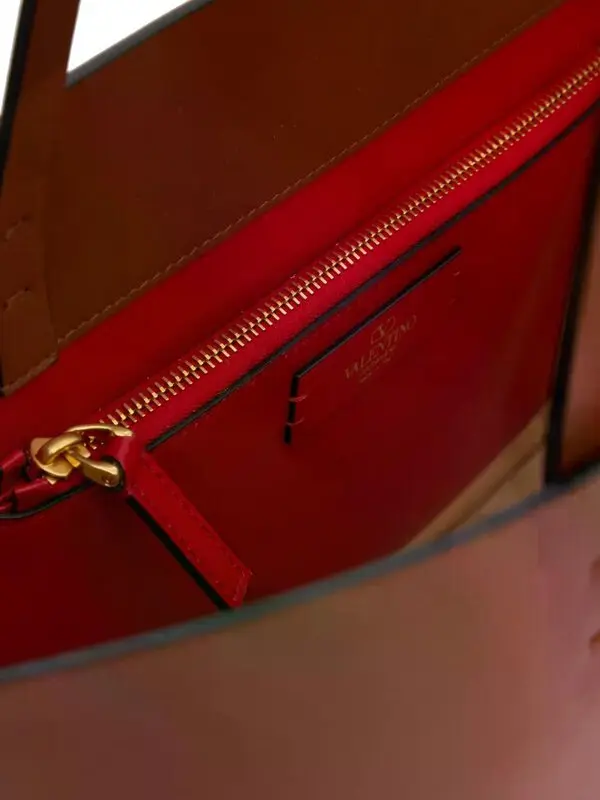Valentino Garavani Vlogo Signature Shopping Bag - Brown