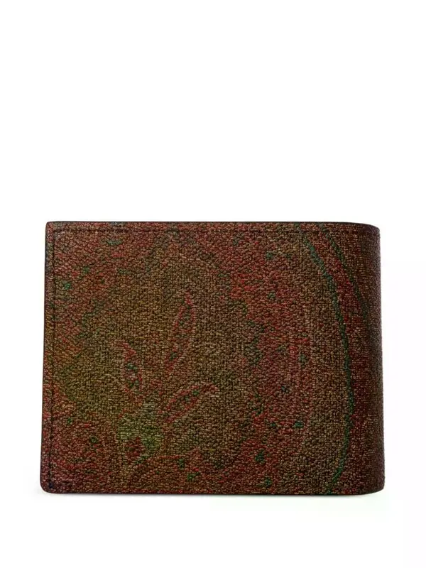 Etro Bi-fold Arnica Wallet - Brown