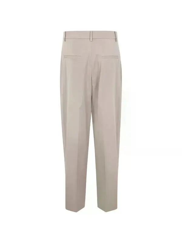 N°21 Pleated Wide-leg Trousers - Neutrals