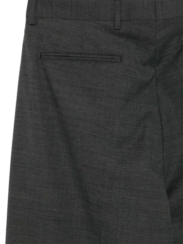 LC23 Pleated Straight-leg Trousers