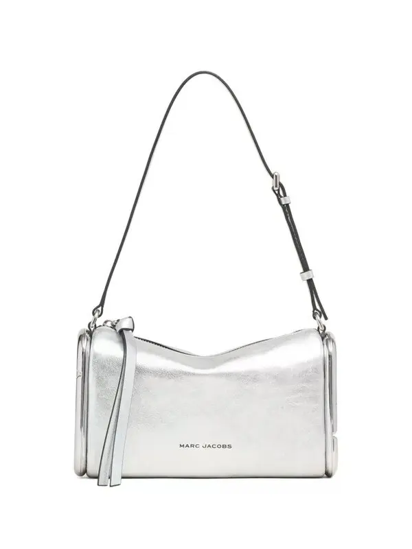 Marc Jacobs Metallic Leather Small Shoulder Bag - Silver