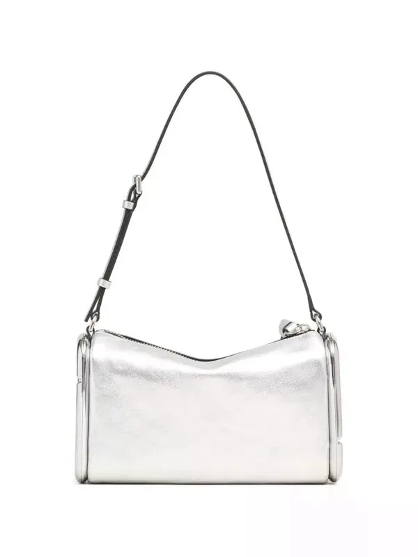 Marc Jacobs Metallic Leather Small Shoulder Bag - Silver