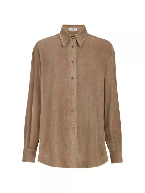Brunello Cucinelli Corduroy Button-down Shirt
