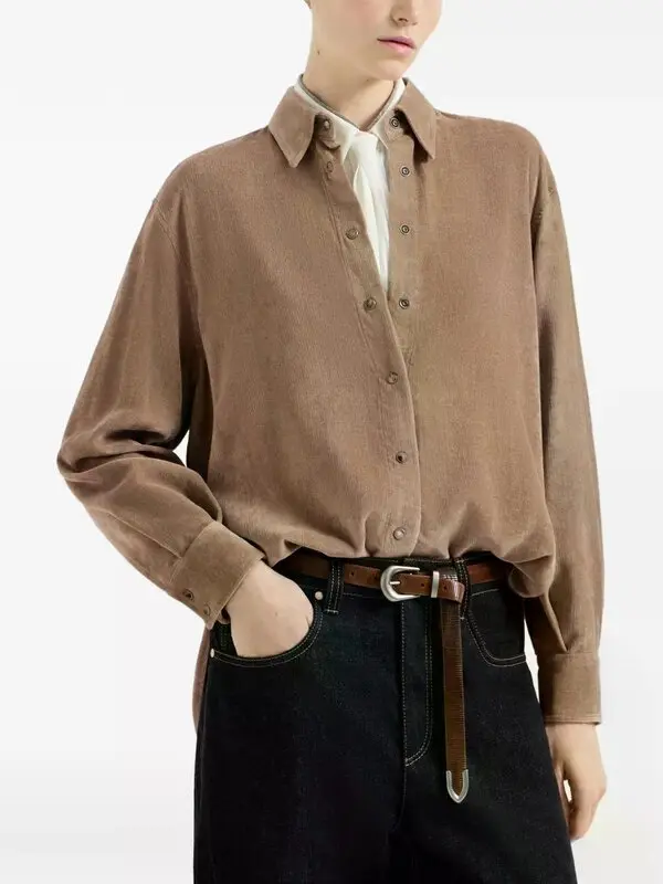 Brunello Cucinelli Corduroy Button-down Shirt
