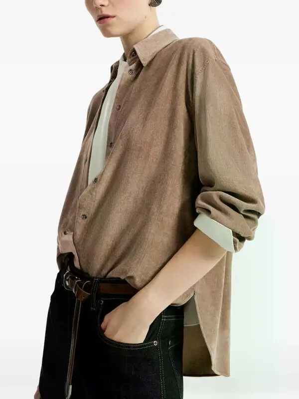Brunello Cucinelli Corduroy Button-down Shirt