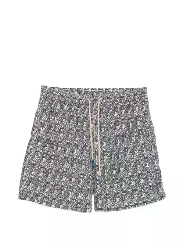 FEFÈ Coral-print Drawstring Swim Shorts
