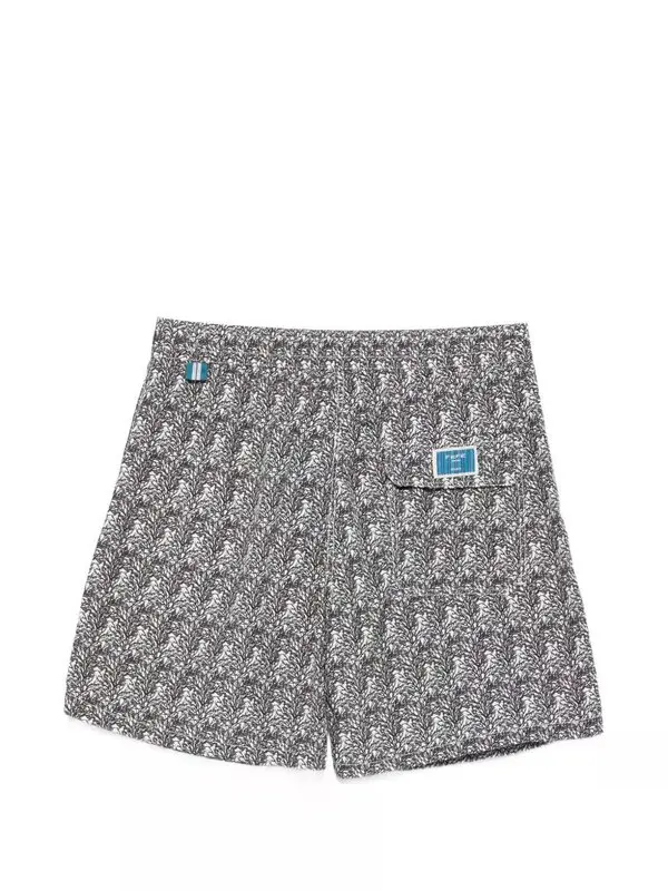 FEFÈ Coral-print Drawstring Swim Shorts