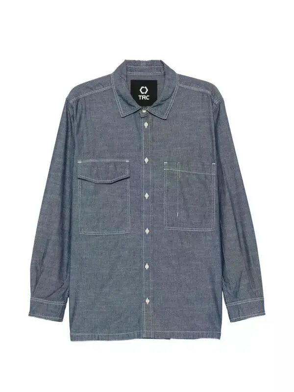 TRC Contrast-stitch Chest-pocket Shirt