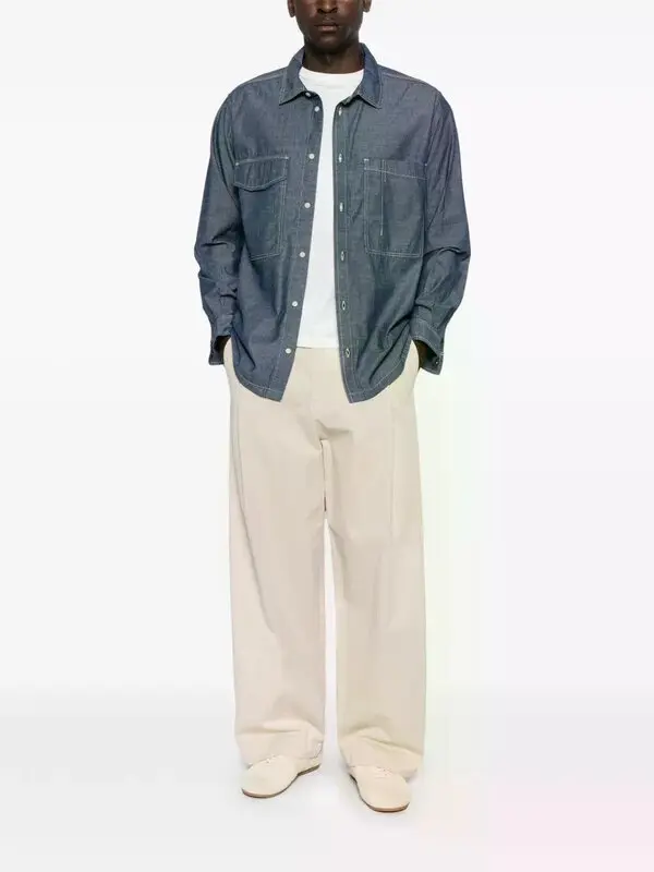 TRC Contrast-stitch Chest-pocket Shirt