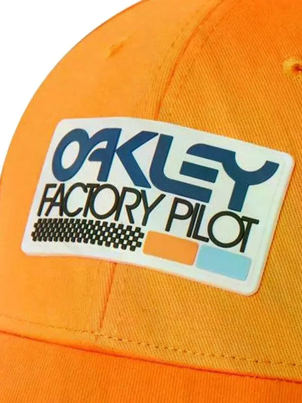 Oakley Tincan" Rubber-patch Cap - Orange