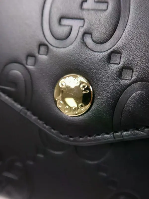 Gucci Gg Pattern Chain Wallet Shoulder Bag