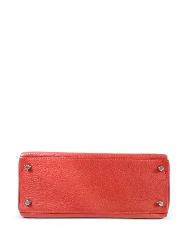 Hermès Kelly 28 Togo Tote Bag - Red