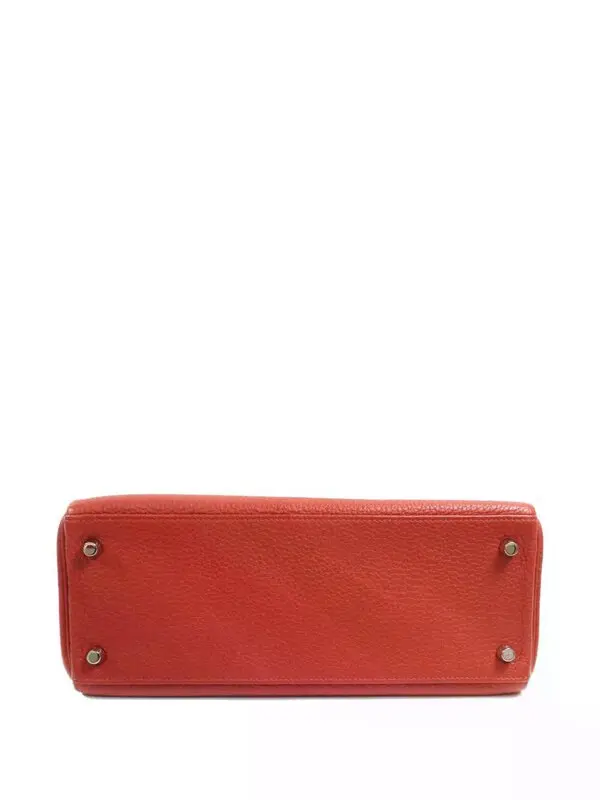 Hermès 28 Kelly Togo Tote Bag - Red