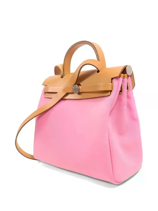 Hermès Herbag Zip 31 Satchel - Pink