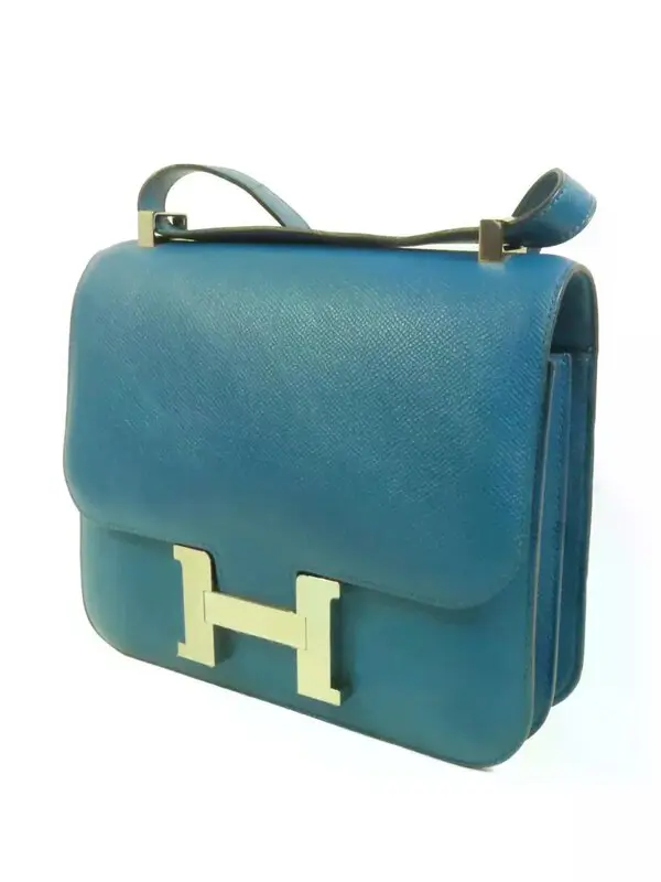 Hermès Constance 24 Epsom Shoulder Bag - Blue