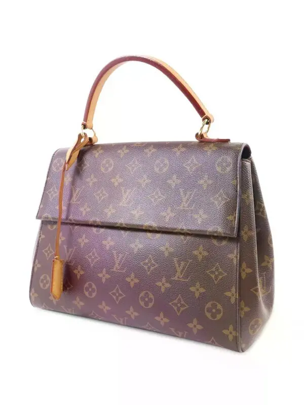 LOUIS VUITTON Monogram Canvas Cluny Tote Bag - Brown