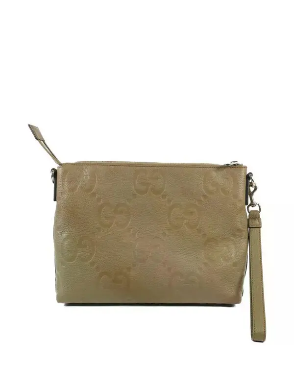 Gucci Jumbo Gg Shoulder Bag - Neutrals