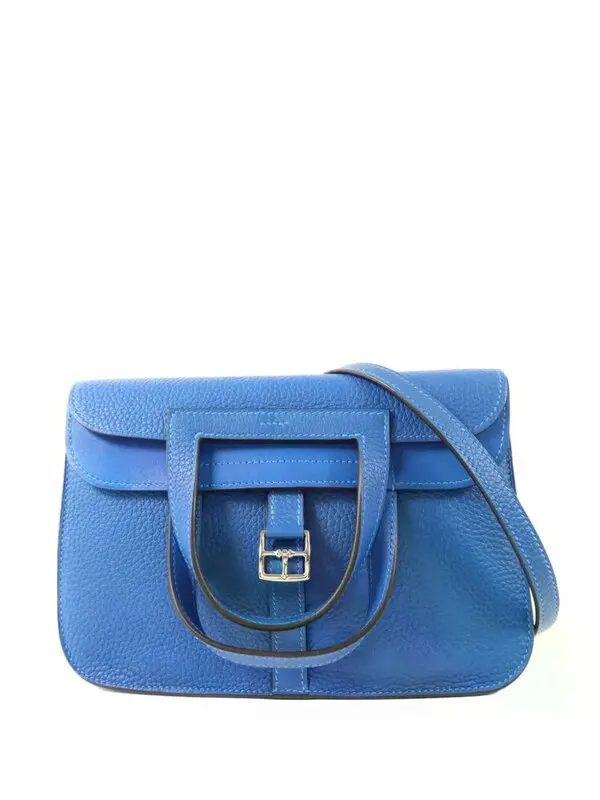 Hermès Halzan 25 Shoulder Bag - Blue