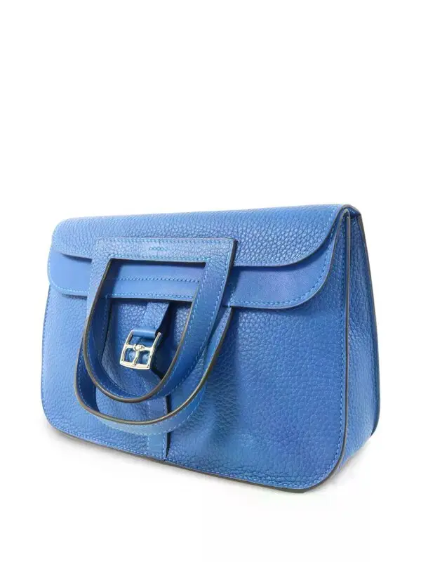 Hermès Halzan 25 Shoulder Bag - Blue