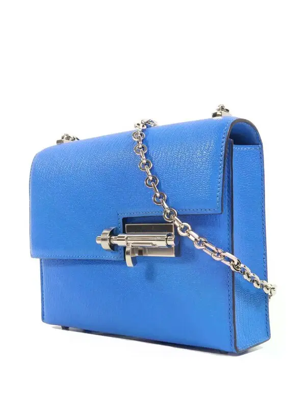 Hermès Mini Verrou Shoulder Bag - Blue