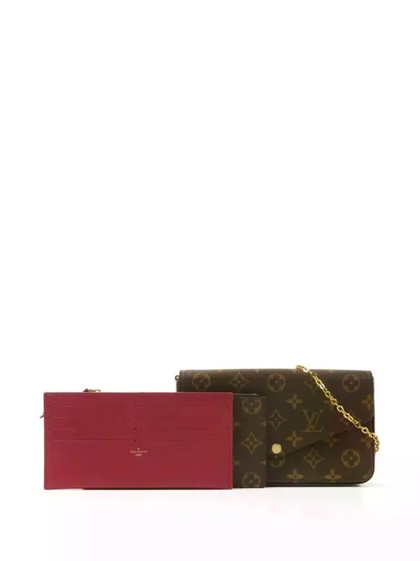 LOUIS VUITTON Monogram Felicie Shoulder Bag - Brown