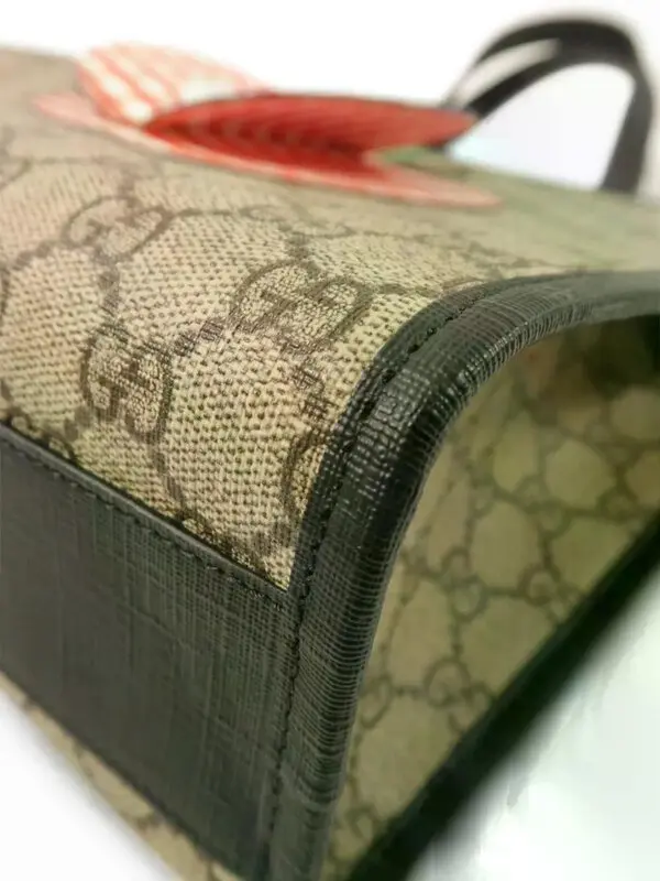 Gucci Gg Supreme Monogram Apple Tote Bag