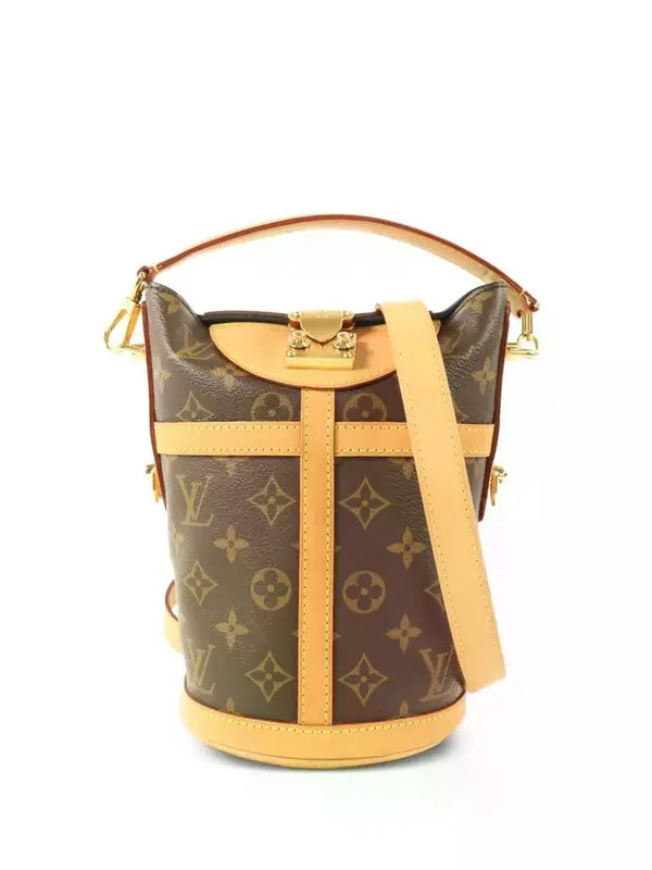 LOUIS VUITTON Monogram Duffle Tote Bag - Brown