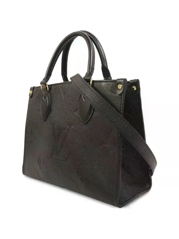 LOUIS VUITTON Onthego Pm Tote Bag - Black