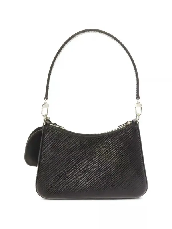 LOUIS VUITTON Epi Shoulder Bag With Yayoi Kusama Pumpkin Charm