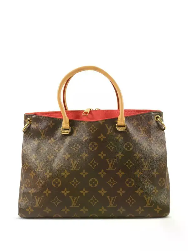 LOUIS VUITTON Pallas Monogram Tote Bag - Brown