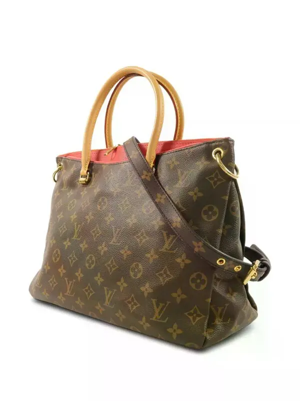 LOUIS VUITTON Pallas Monogram Tote Bag - Brown