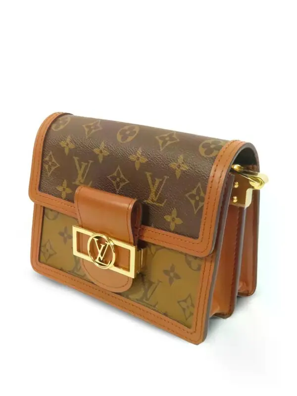LOUIS VUITTON Mini Dauphine Monogram Reverse Shoulder Bag