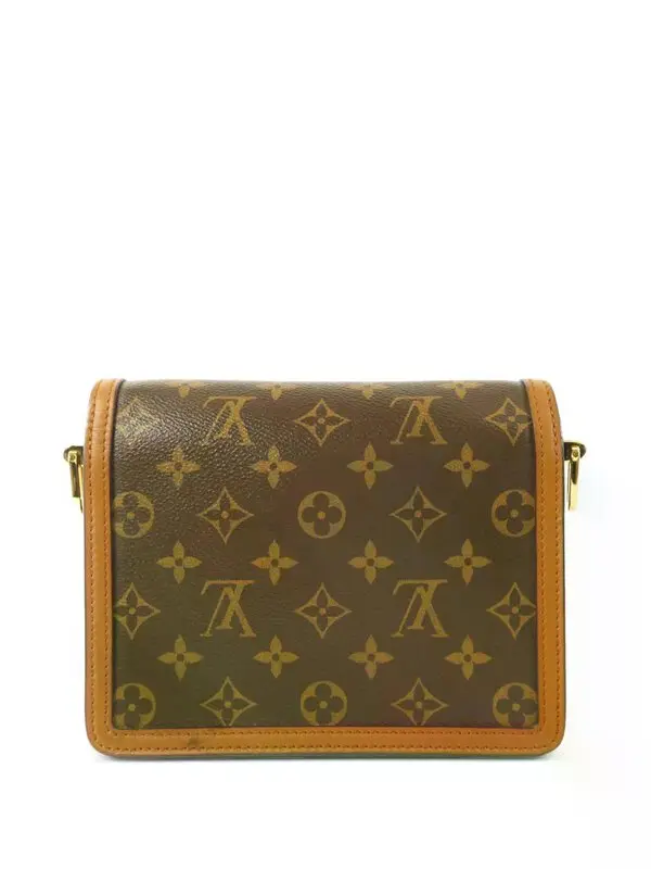 LOUIS VUITTON Mini Dauphine Monogram Reverse Canvas Shoulder Bag - Brown