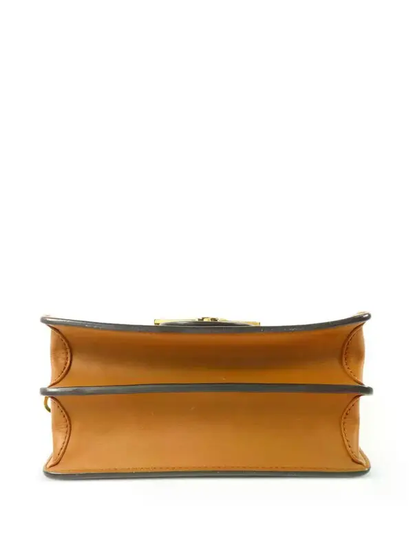 LOUIS VUITTON Mini Dauphine Monogram Reverse Canvas Shoulder Bag - Brown